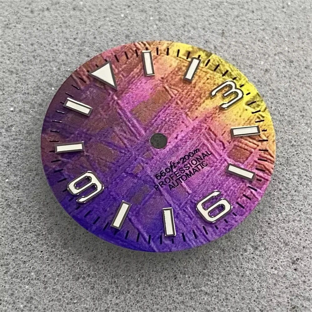 Beryl Watch - Customized Watch Meteorite Dial Gradient Colors with NH35 ...